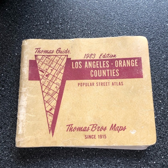 Thomas Bros Maps | Other | Thomas Guide 983 Edition Los Angeles Orange ...